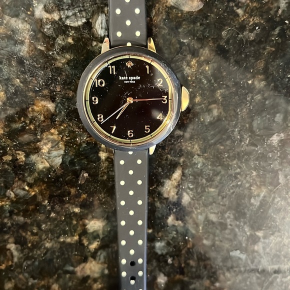 kate spade | Accessories | Nwt Kate Spade Black Polka Dot Watch | Poshmark